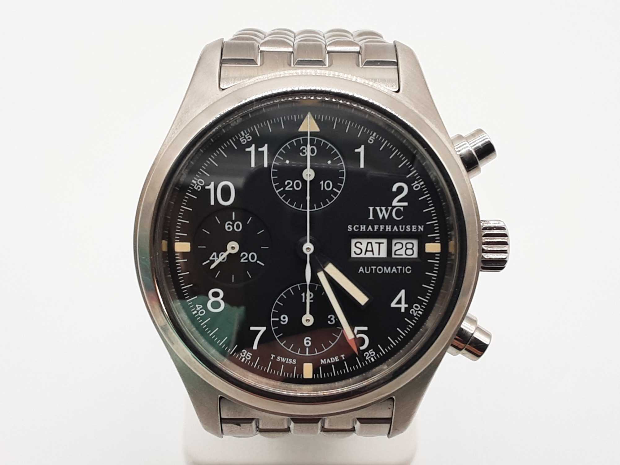 Iwc 39 Pilot Chronograph Steel Automatic Watch Do0425lcrxde – Max Pawn